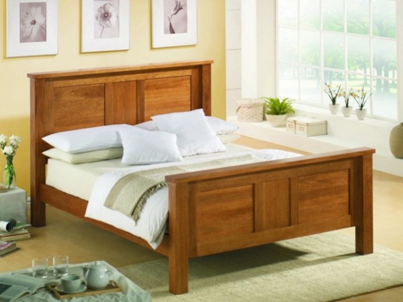 Joseph Aborro 4ft6 Double Wooden Bed Frame by UK Bed Store