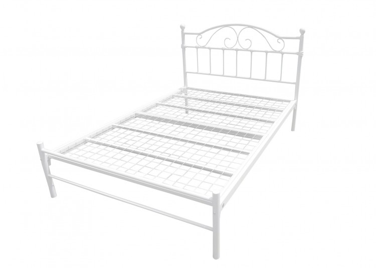 Metal Beds Sussex 4ft Small Double White Metal Bed Frame by Metal Beds Ltd Metal Beds Sussex 4ft Small Double White Metal Bed Frame by Metal Beds Ltd