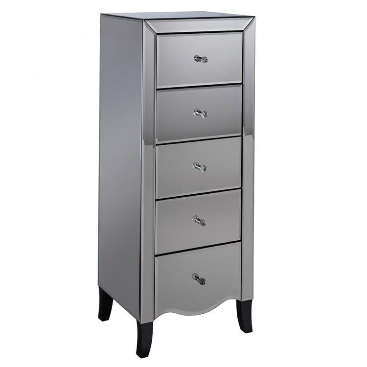 Small mirrored chest of drawers store